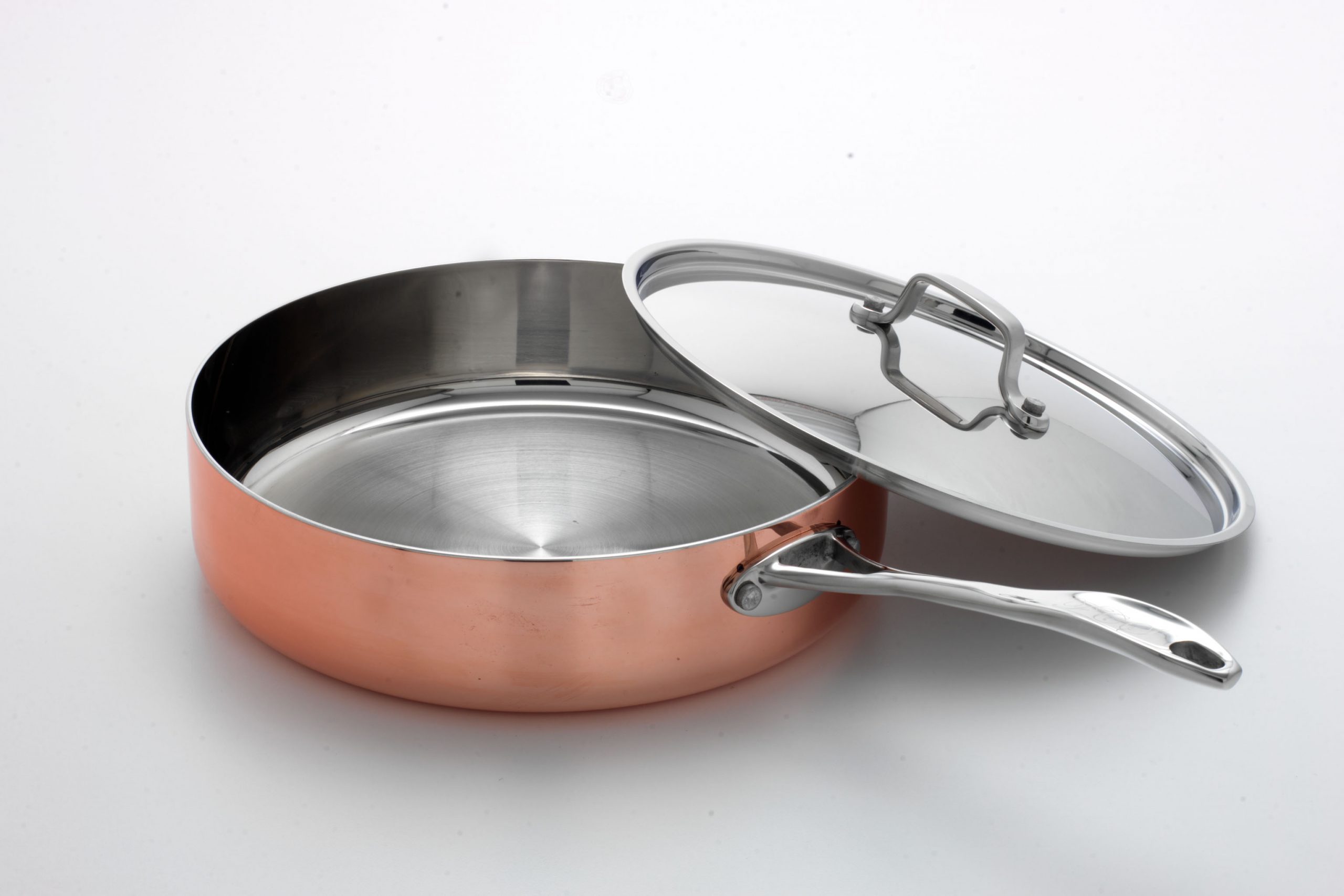 FCS Tri-Ply 26cm Copper Saute Pan - French Copper Studio