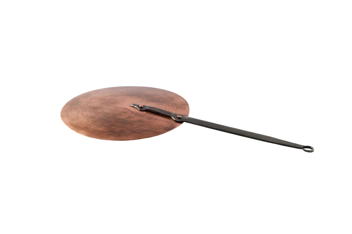 Pierre Vergnes Non-Fitted Long Handle Copper Lid - French Copper Studio